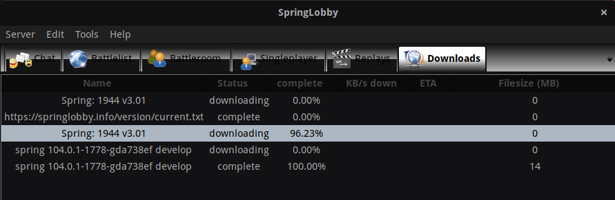 GUI: Multiple issues (Linux x64) · Issue #923 · springlobby/springlobby ...