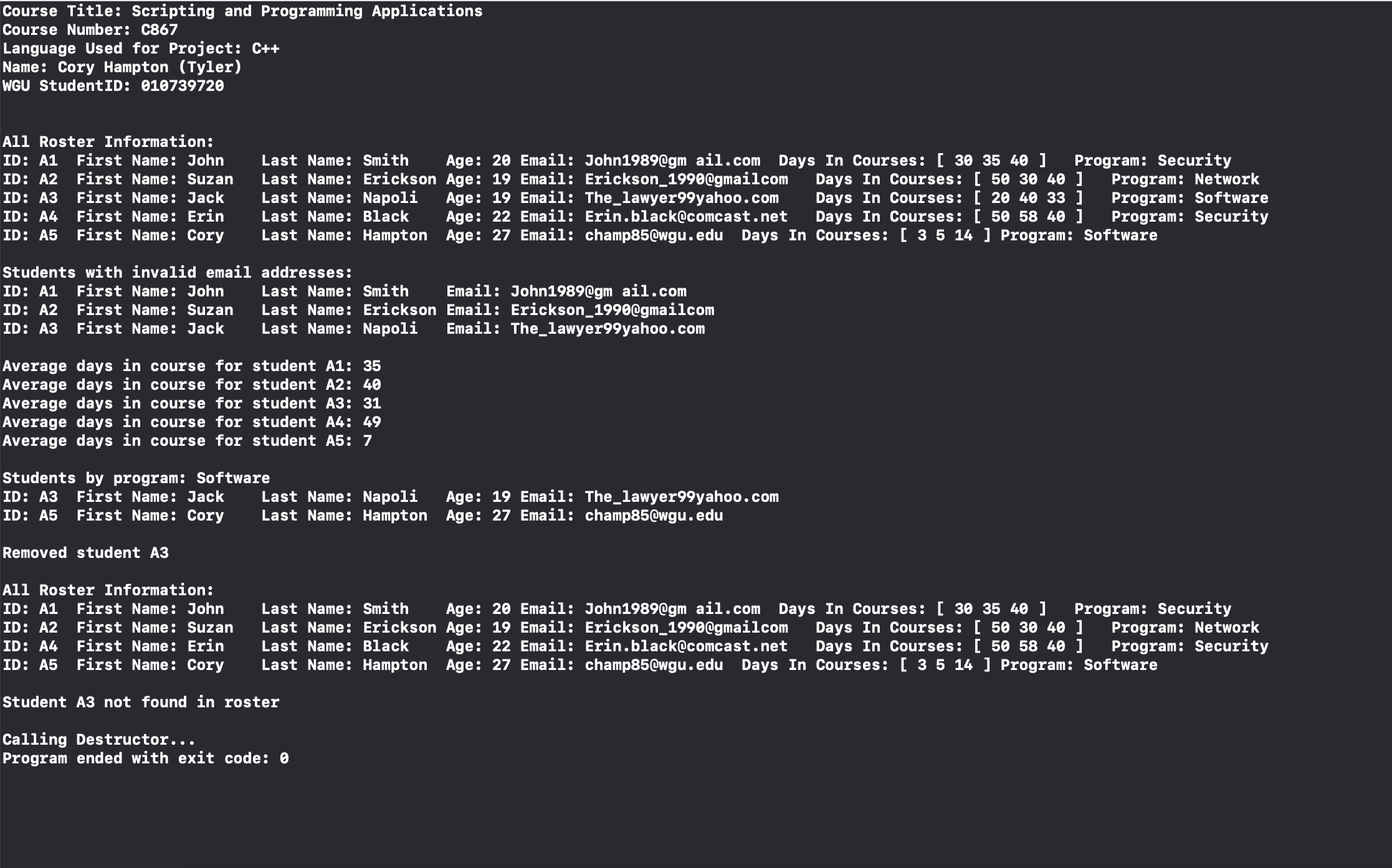 GitHub - culturedmold/Student-Roster-Command-Line-Tool