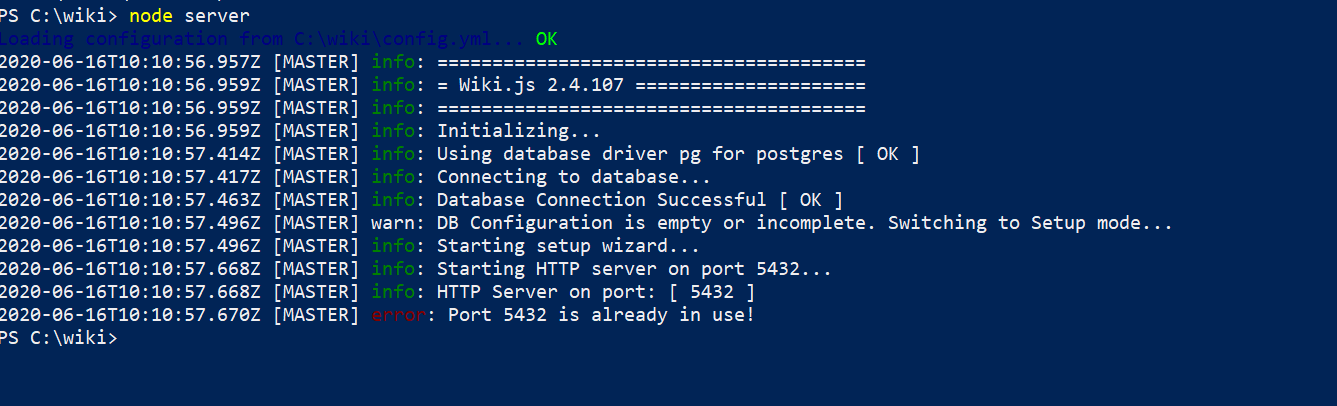Port XX is already in use! / Listening on port XX requires elevated privileges! · Issue #2065 ...