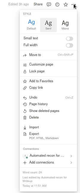 Github Guitarguy99notion Automated Recon Recon And Writeup Script Synced To Notions Api To
