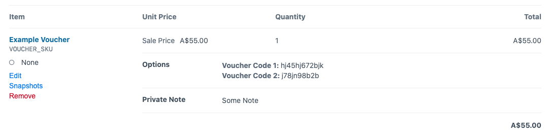 Making the order lineitem reference/link to the Voucher Code rather ... Making the order lineitem reference/link to the Voucher Code rather ...