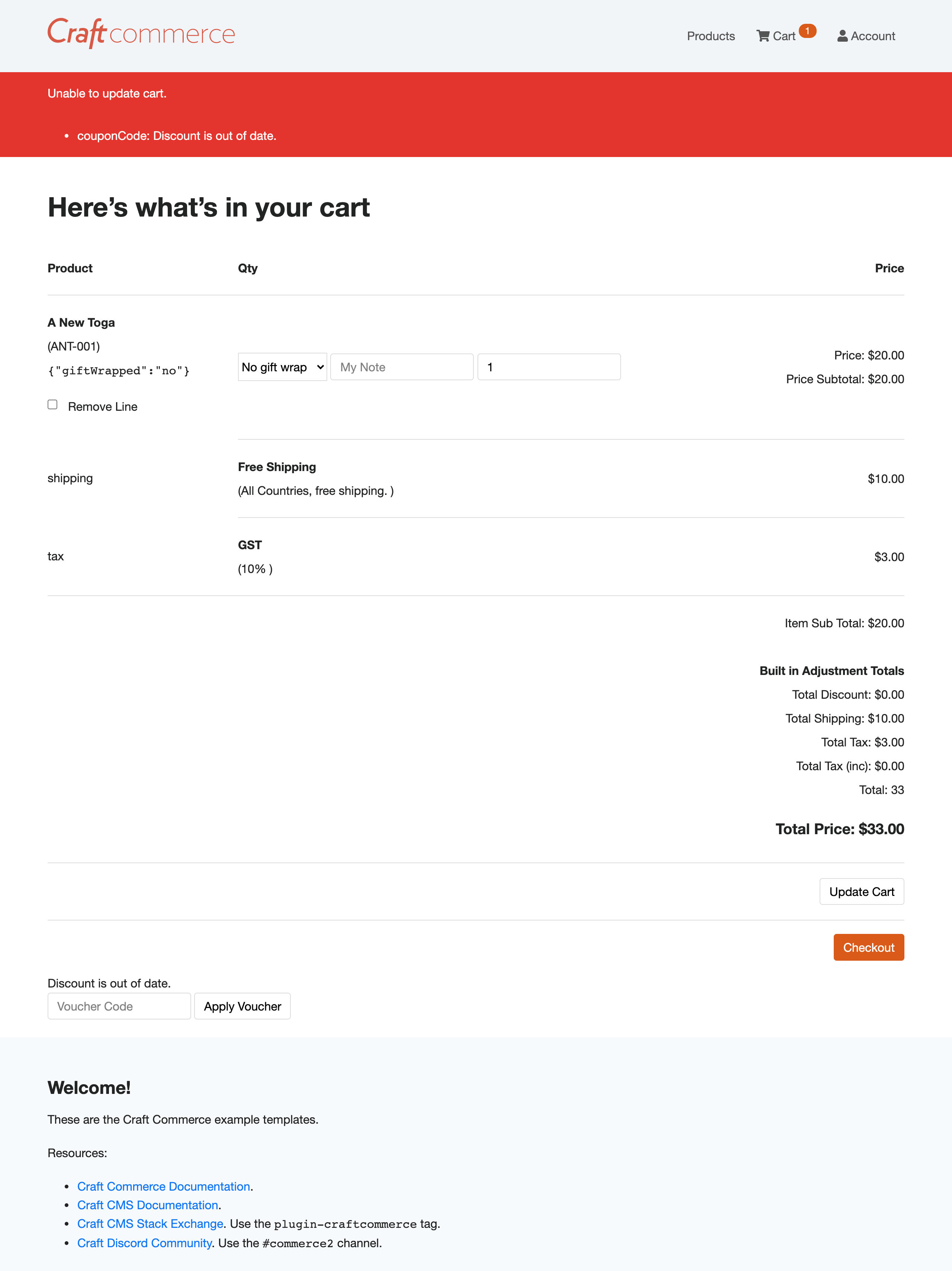 No error when entering an expired commerce discount code · Issue #52 ... No error when entering an expired commerce discount code · Issue #52 ...