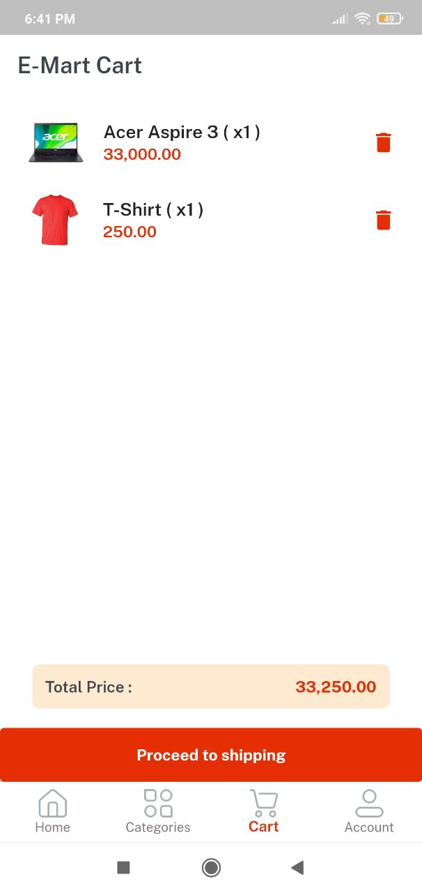 GitHub - iramaprajapati/eMartApp: Flutter eCommerce App with Firebase