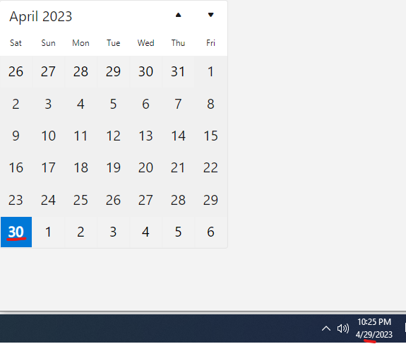 Calendarview Todays Date Is Wrong In Calendarview · Issue 12118
