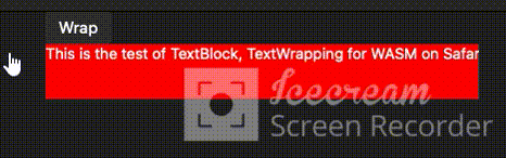 [WASM] `TextWrapping` doesn't work properly in Safari · Issue #13957 · unoplatform/uno · GitHub
