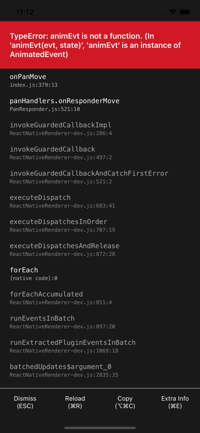 Animated: `useNativeDriver` was not specified. This is a required option and must be explicitly ...