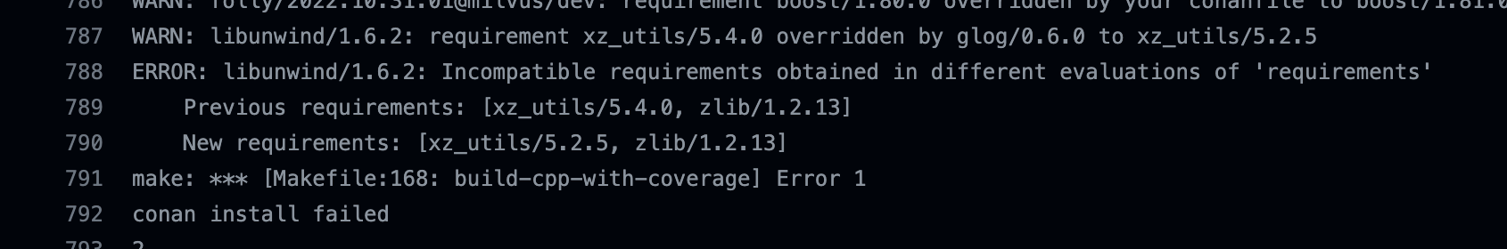 [bug] Ci Cant Compile · Issue 22279 · Milvus Io Milvus · Github