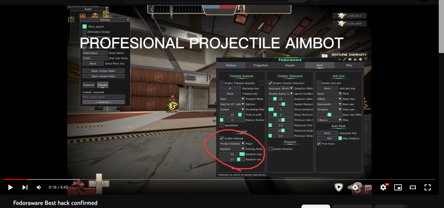 Projectile aimbot timing issues · Issue #901 · Fedoraware/Fedoraware · GitHub