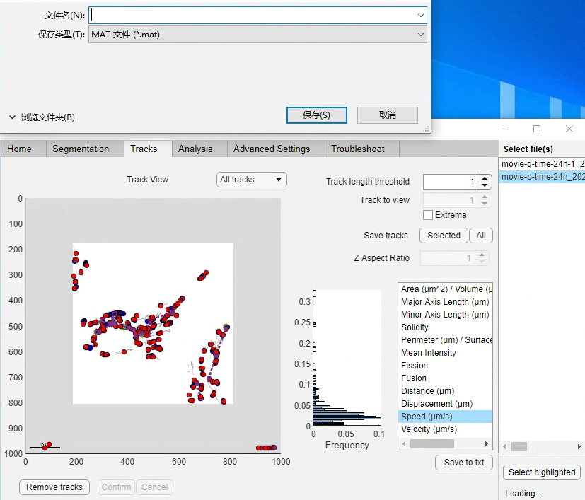 Segmentation and tracking completed but nothing shows · Issue #13 · aelefebv/Mitometer · GitHub