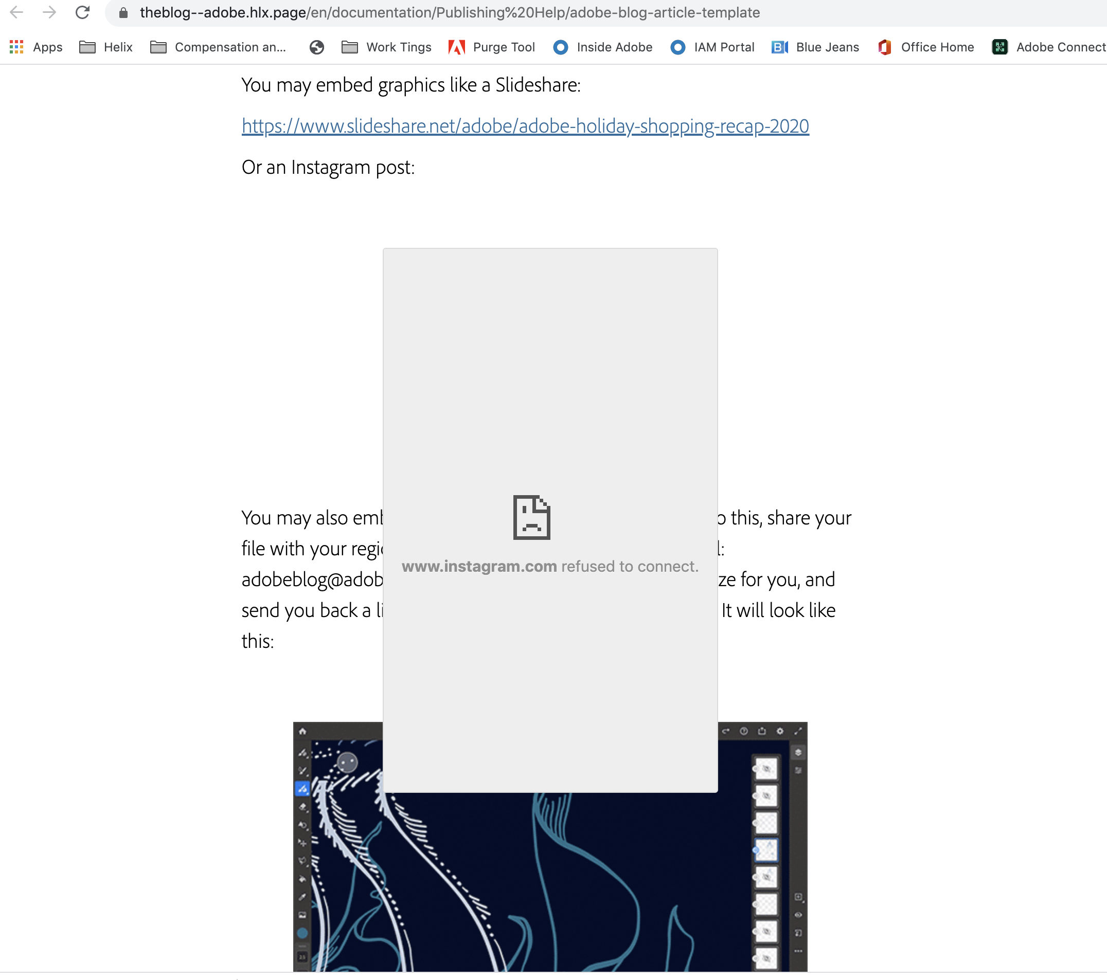instagram block embed · Issue #597 · adobe/theblog · GitHub