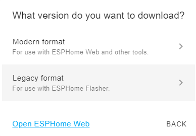 Instructions on obtaining the correct firmware file if using ESPHome via Home Assistant · Issue ...