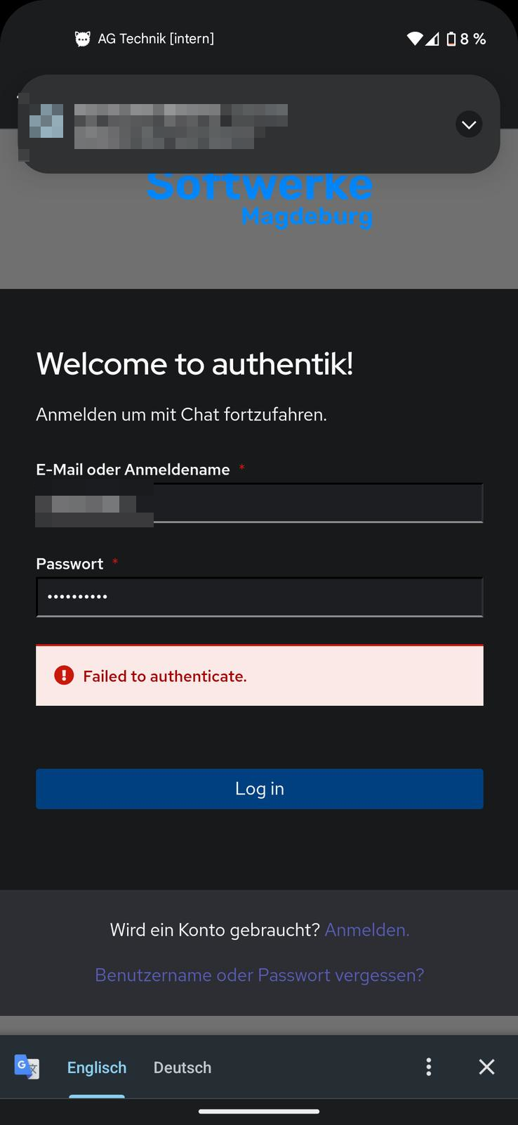 Issues When Logging In Via Chrome On Android Policy Exception · Issue 4714 · Goauthentik 