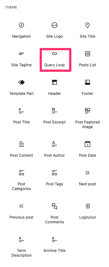 Move Post Template and Pagination blocks to Theme category · Issue #37721 · WordPress/gutenberg ...