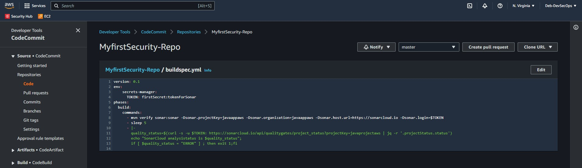 GitHub - iamdeborah-Q/AWS-CloudSecurity-DevSecOps