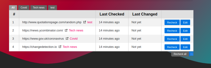recheck interval · Issue #23 · dgtlmoon/changedetection.io · GitHub recheck interval · Issue #23 · dgtlmoon/changedetection.io · GitHub