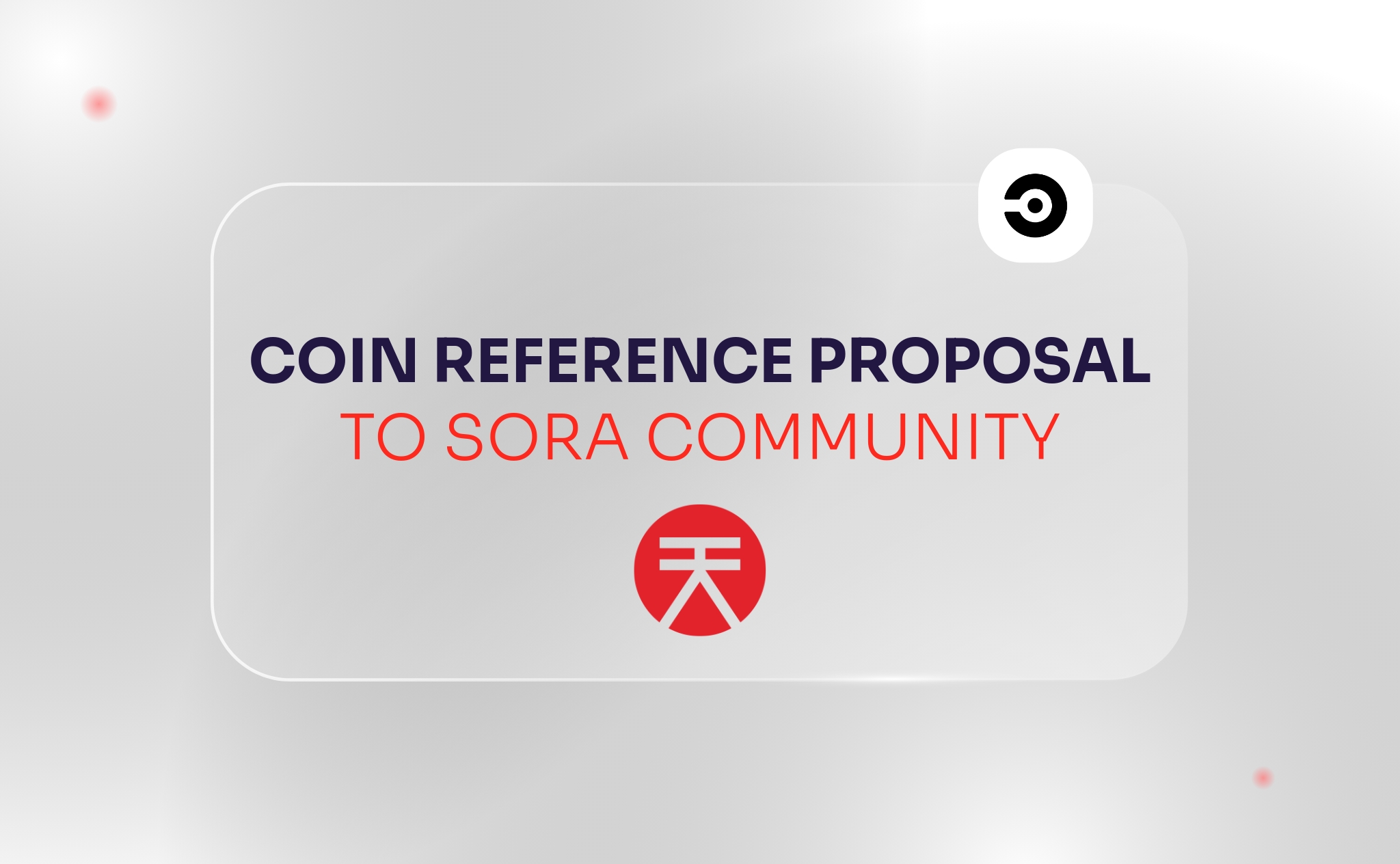 [RFP]: Proposal for CoinReference : The Gateway To The SORA Ecosystem ...