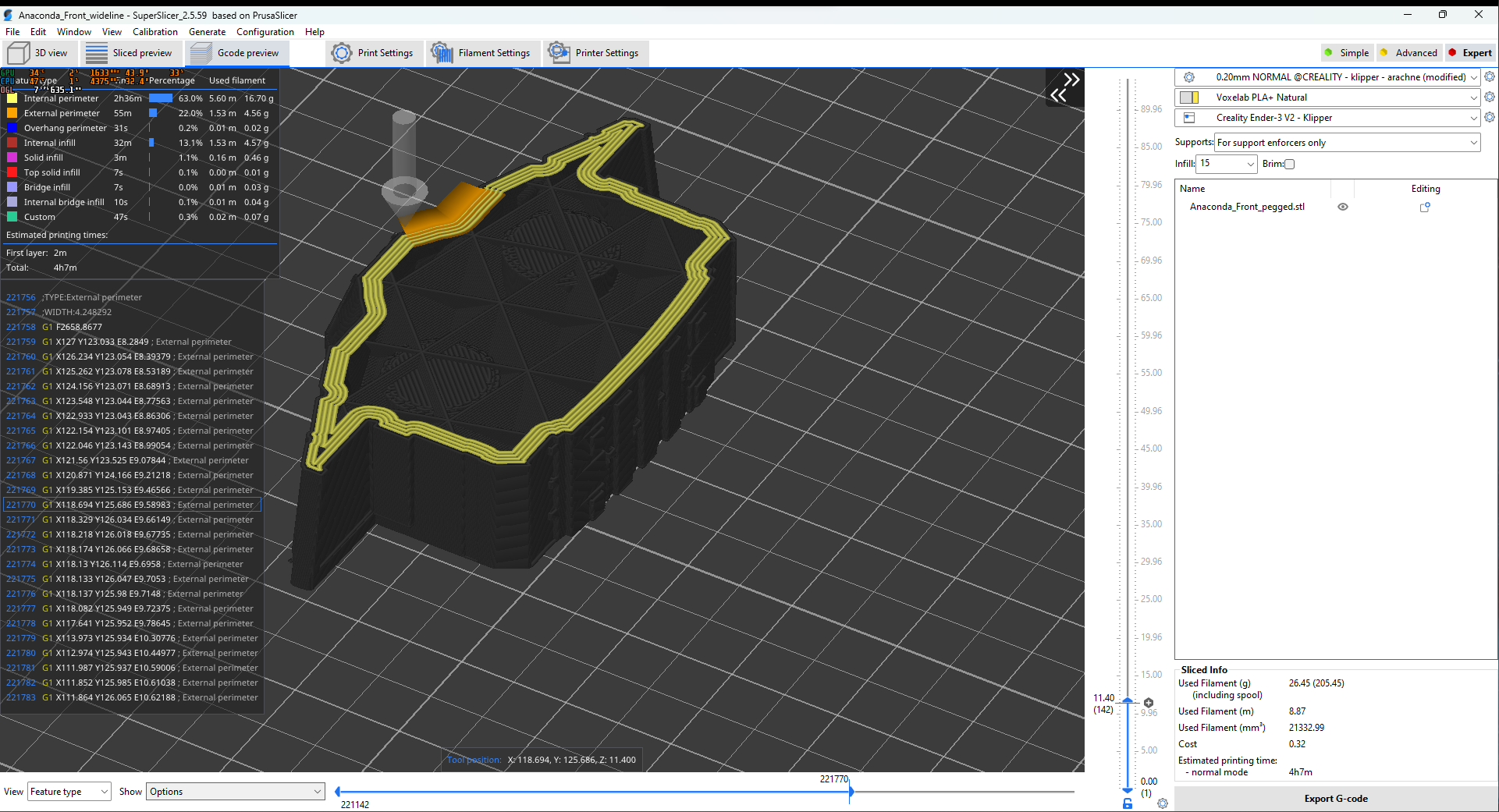 Superslicer added a (seemingly) random 10x wide outer perimeter · Issue ...