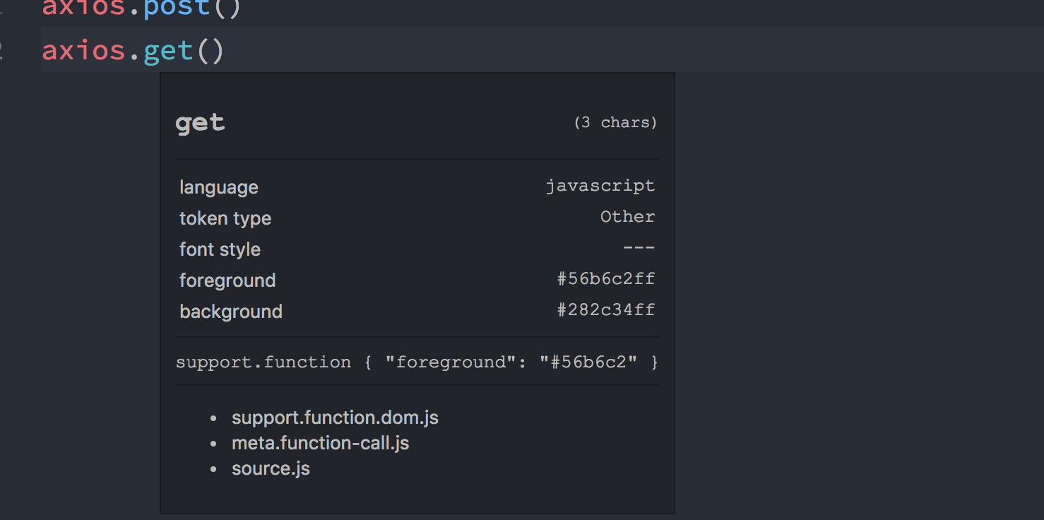 `.get` `.post` colors are different · Issue #220 · Binaryify/OneDark-Pro · GitHub
