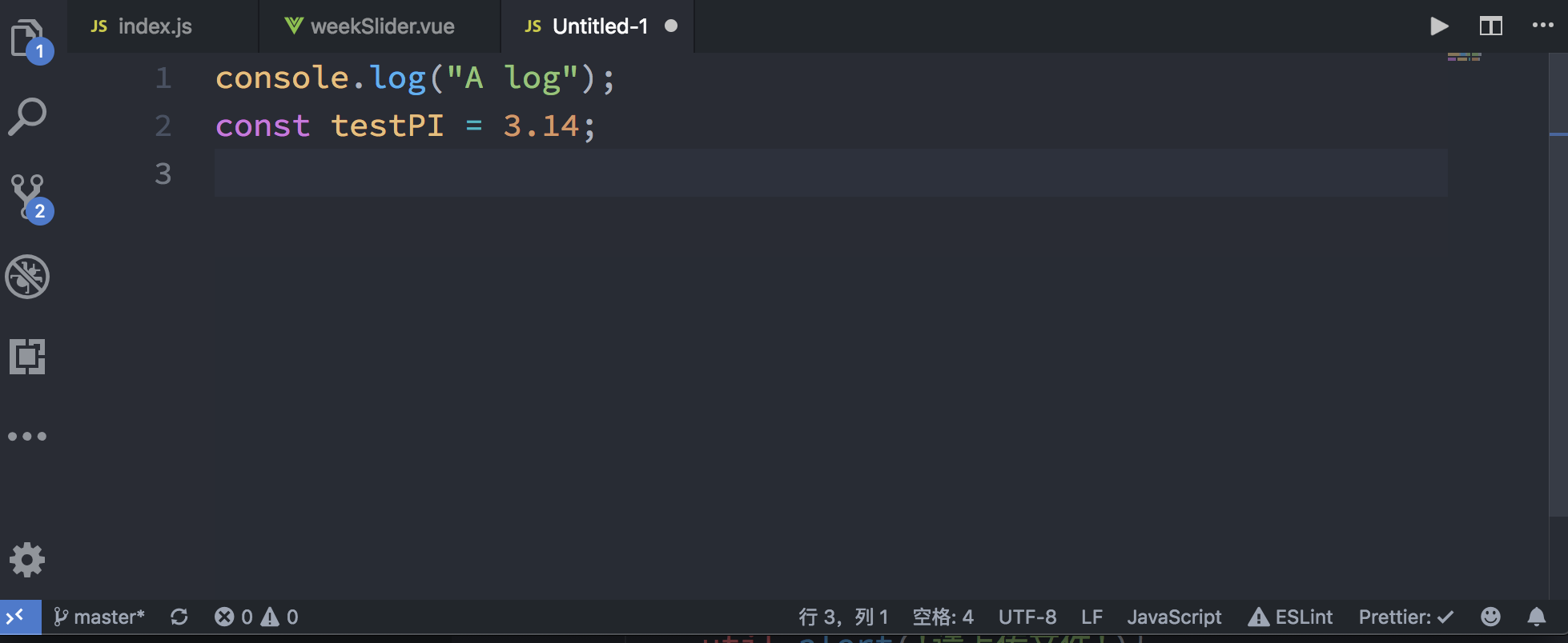 Syntax coloring difference between JavaScript and TypeScript. · Issue #310 · Binaryify/OneDark ...