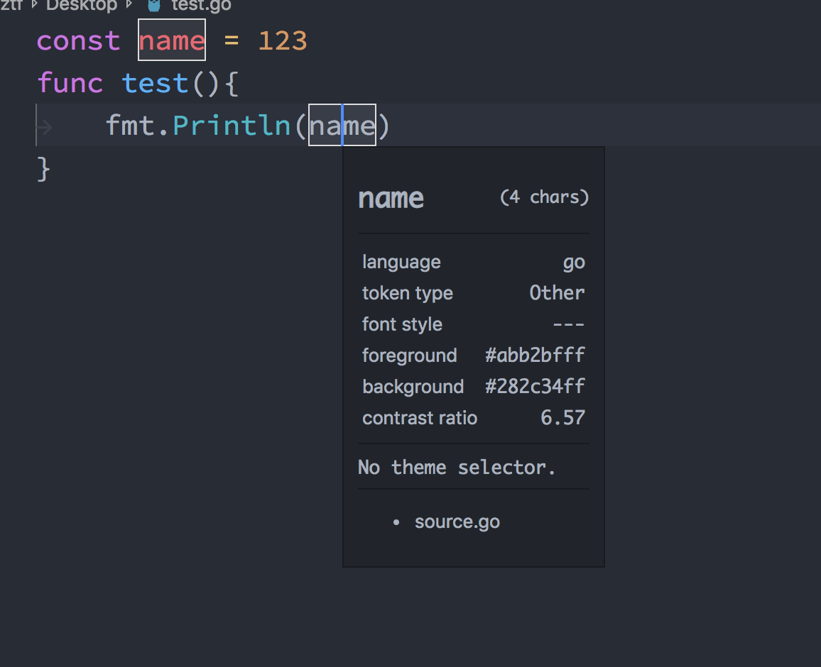 Go const variable highlight · Issue #322 · Binaryify/OneDark-Pro · GitHub