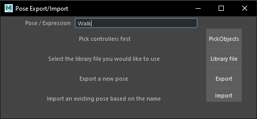 GitHub - DanteGoffa/DG-Maya-Pose-Importer-Exporter: Simple pose/expression importer/exporter for ...