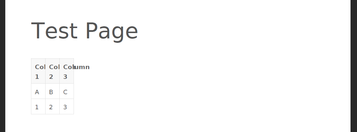 Markdown tables squashed when exporting book to PDF · Issue #1296 · BookStackApp/BookStack · GitHub