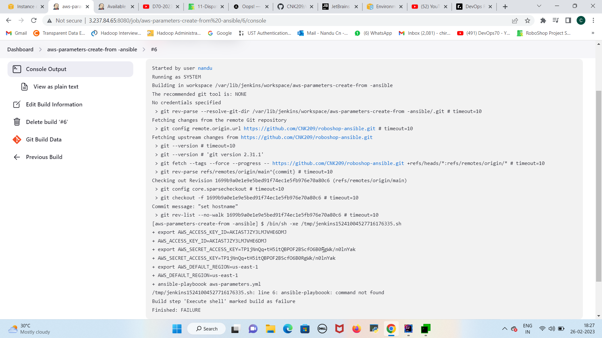 jenkins issue · learndevopsonline learndevopsonline · Discussion #150 · GitHub