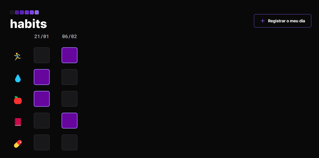 GitHub - Tramas3030/site-registrar-habitos: Site para registrar habitos