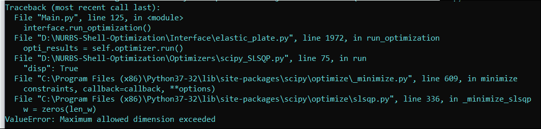 Slsqp Optimization Variables Limit · Issue 10607 · Scipyscipy · Github 