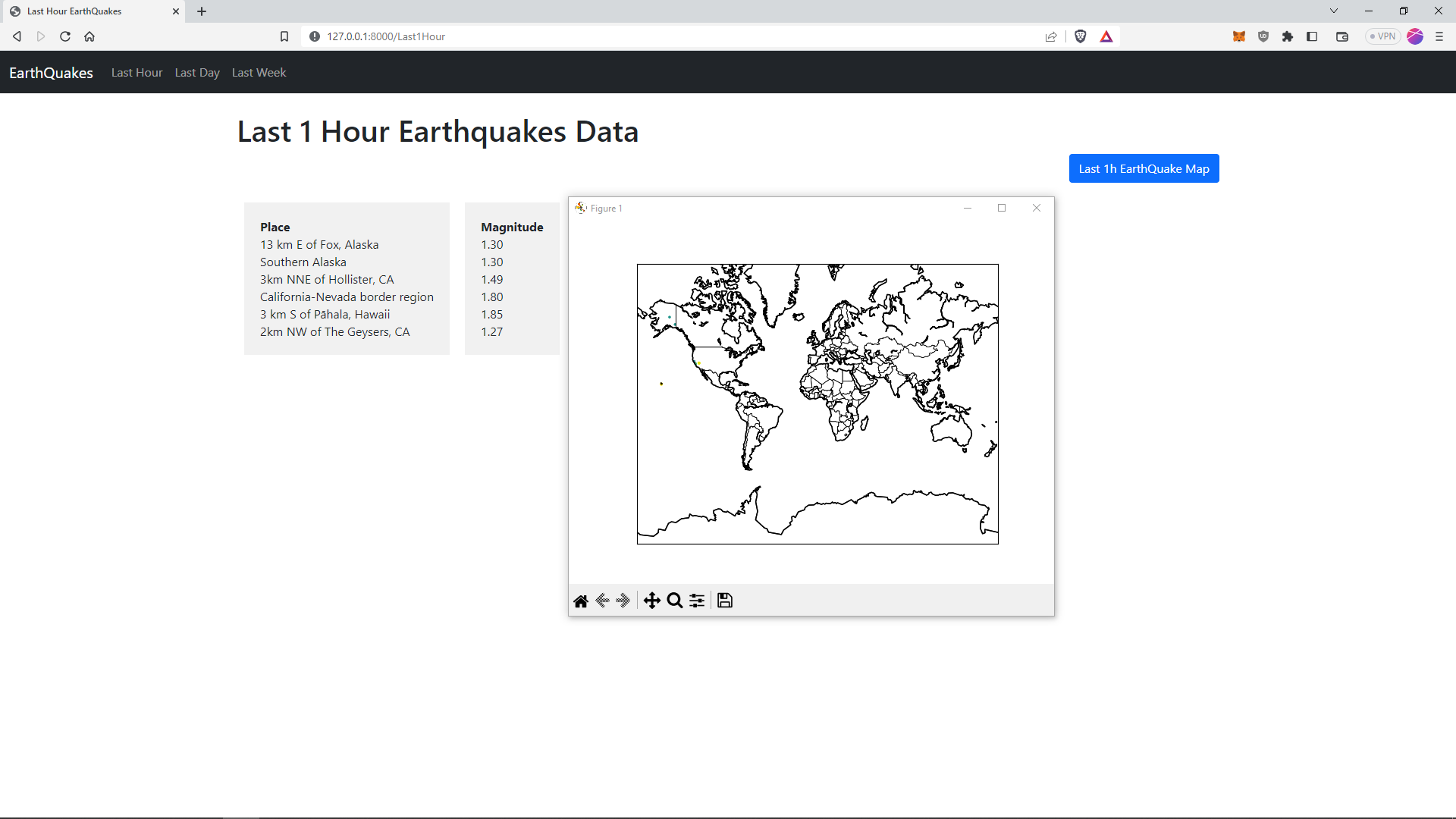GitHub - Piotr0893/EarthQuake-Django: A web application that downloads JSON data and shows the ...