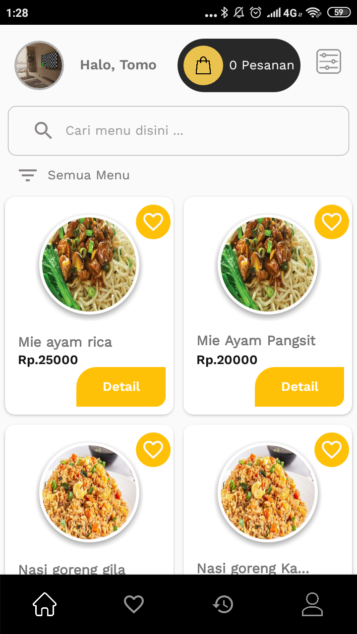 GitHub - HarriPratomo/Restoku: Aplikasi Pesan makanan