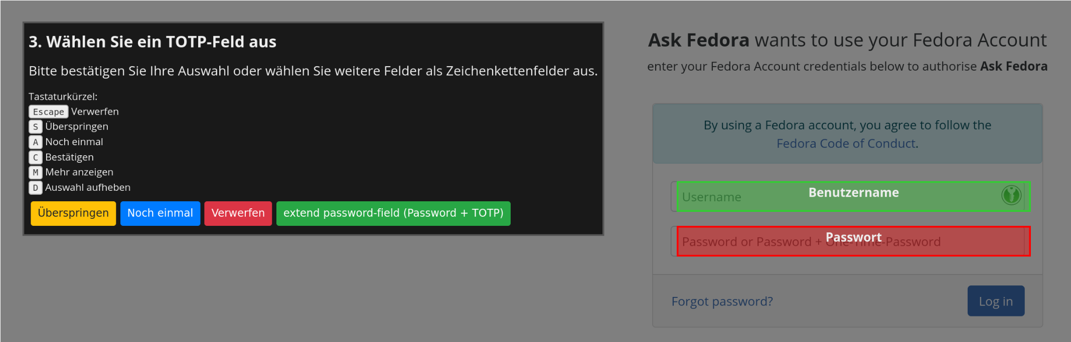 TOTP: Combined field with password not possible · Issue #1322 · keepassxreboot/keepassxc-browser ...
