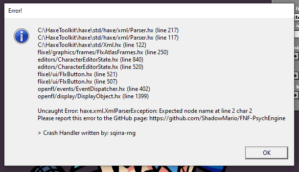 Problems With The Character Editor And With The Sprites · Issue 11696 · Shadowmariofnf
