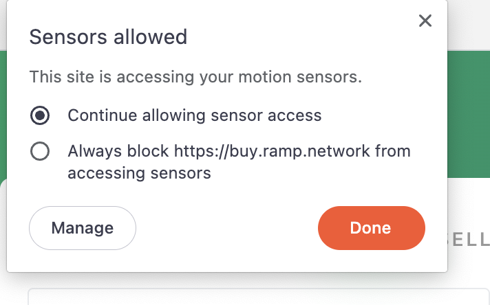 Update blocking sensors pop up with some helpful info tips · Issue ...