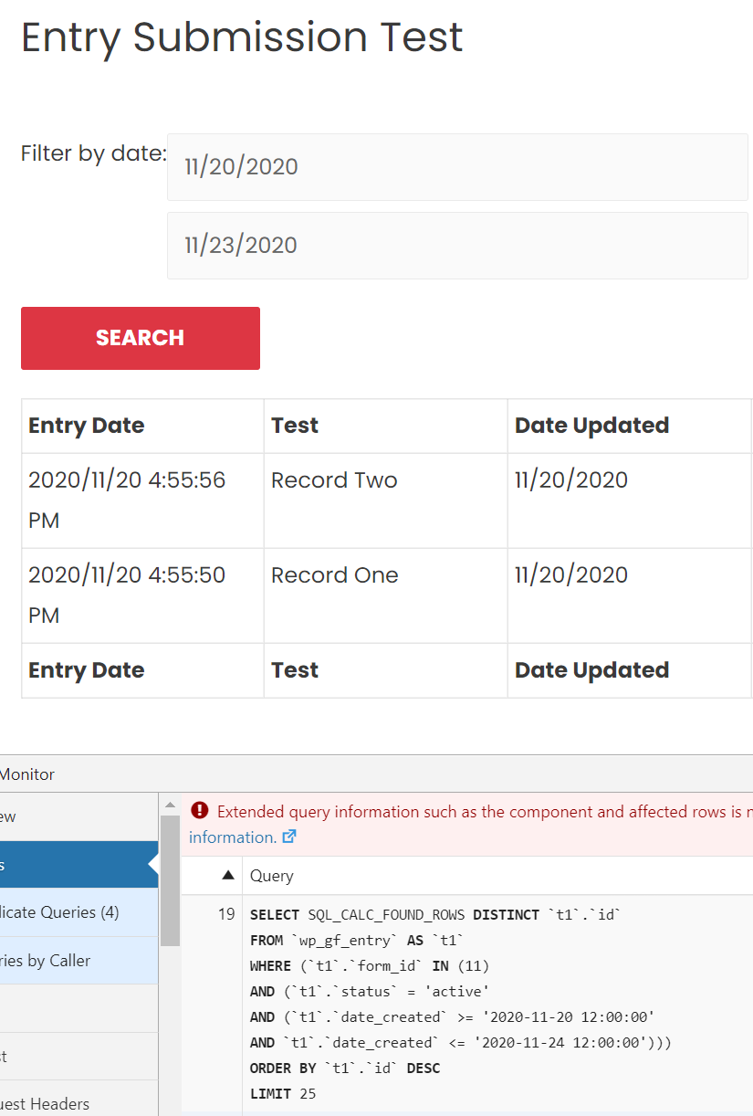 Search Bar Doesn t Apply Local Time GMT Offset On SQL Queries Issue Search Bar Doesn t Apply Local Time GMT Offset On SQL Queries Issue