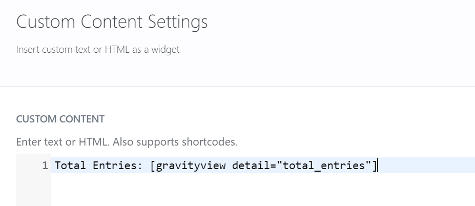 [gravityview detail="total_entries"] doesn't work when [gravityview] is embedded · Issue #1612 ...