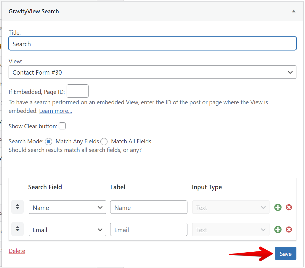 Search Widget missing Save button when Widget area is using the block editor · Issue #1672 ...