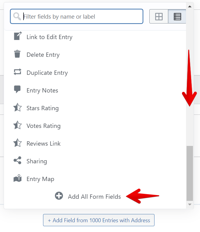UI enhancement: Single Entry Layout > Add all fields · Issue #1771 · GravityKit/GravityView · GitHub