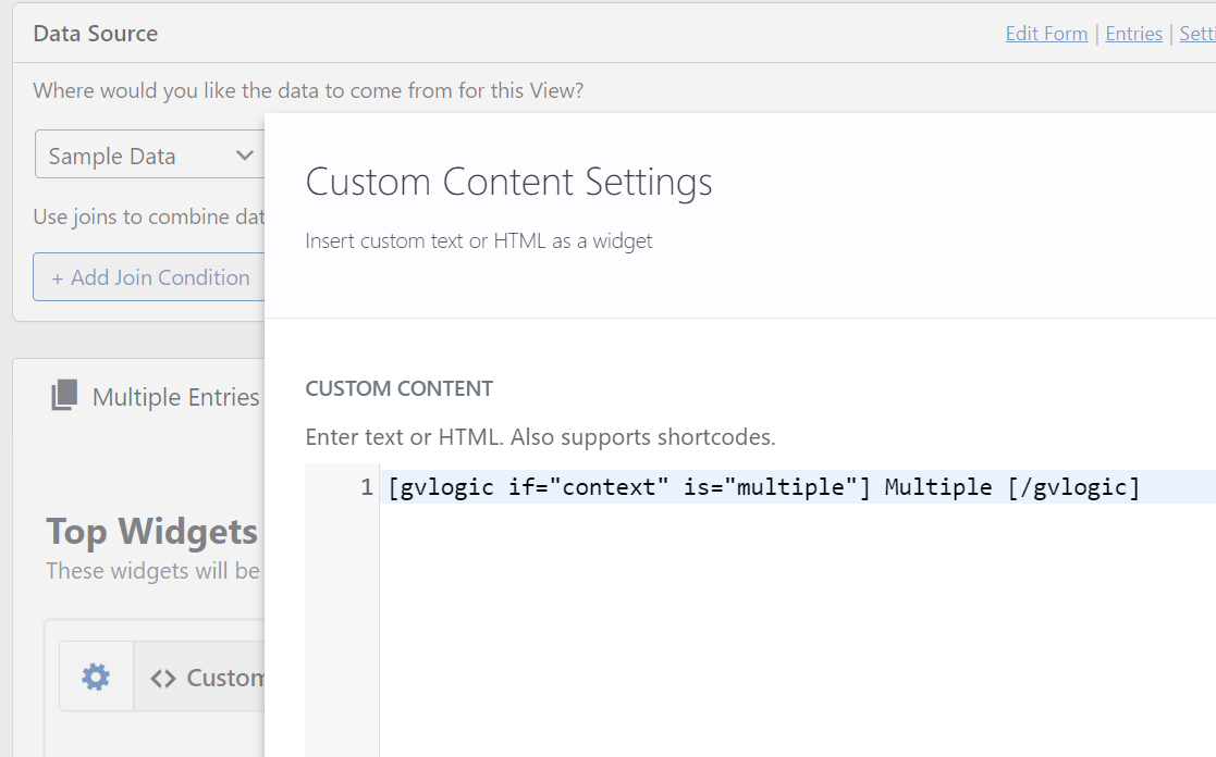 [gvlogic if="context" is="multiple"] doesn't work outside of the View CPT · Issue #1825 ...