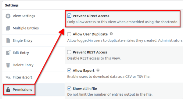 Improve user awareness to the fact that the /view/ cpt is publicly exposed by default (Google ...