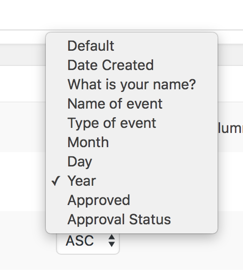 Sort by Date field when using Drop Down style · Issue #983 · GravityKit/GravityView · GitHub