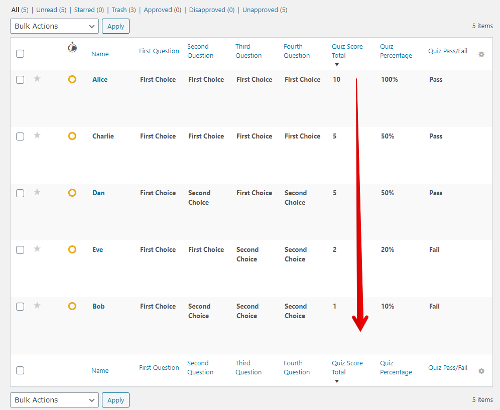 Quiz Fields - GravityView doesn't know how to sort them · Issue #1453 · GravityKit/GravityView ...