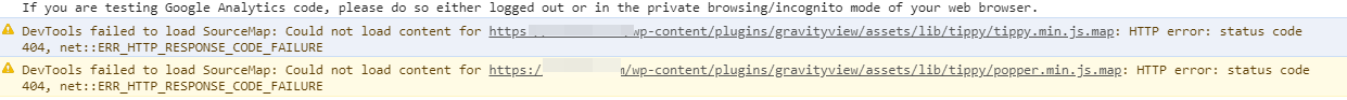 404 Errors from tippy.min.js.map files · Issue #1482 · GravityKit/GravityView · GitHub