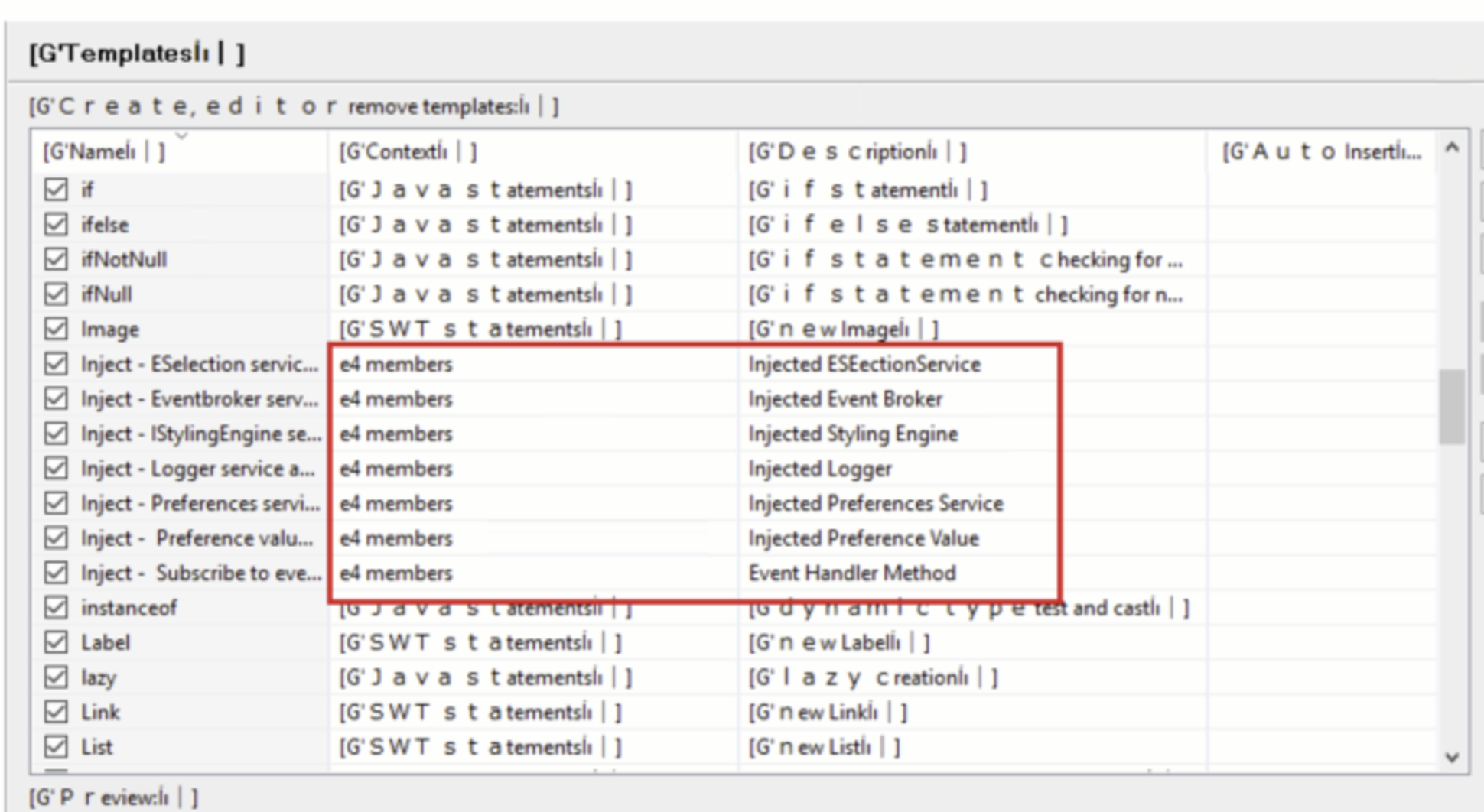 Some Strings In Plugin Org Eclipse E4 Tools Jdt Templates Are Not Getting Translated · Issue