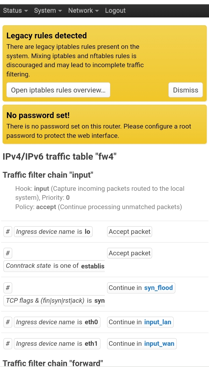 Certain upstream switch to `firewall4` aka `nftables` instead of `iptables` · Issue #16818 ...