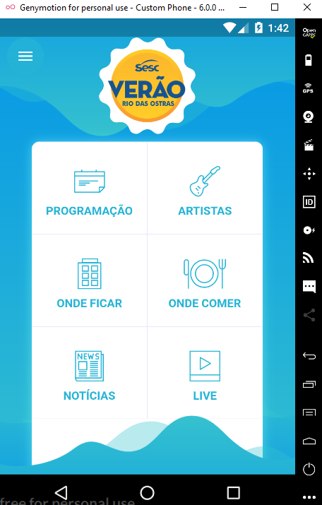 overlay below a widget with an overlay image "The application may be ...