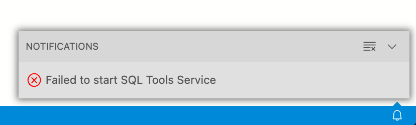 SQL Tools Service does not start on macOS (arm and intel builds ...