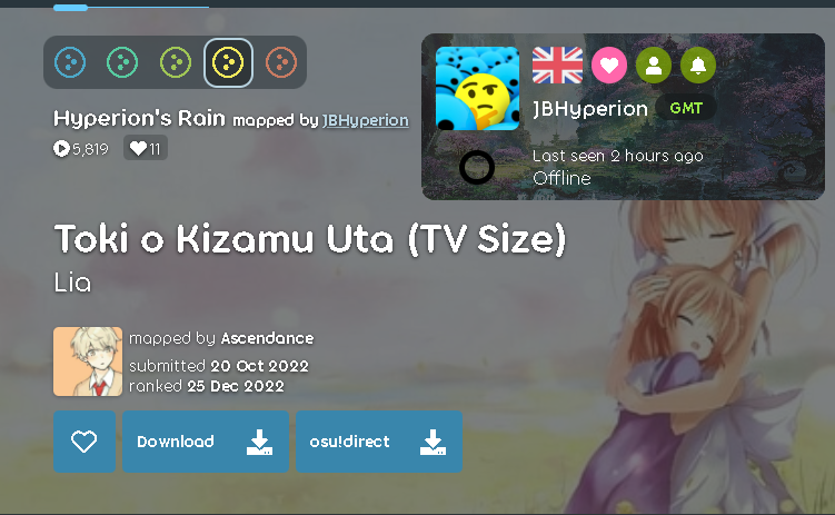 [osu! lazer] Can Nominators, Genre, Language be added in the details ...