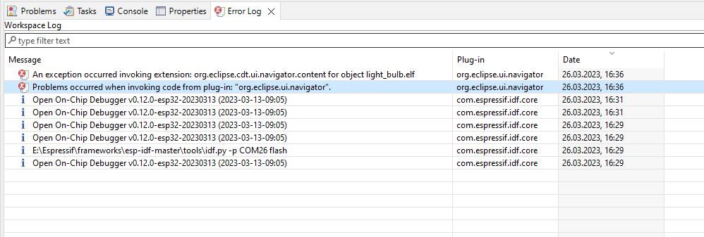 org.eclipse.ui.navigator java.lang.IllegalArgumentException: newPosition > limit: (973669377 ...
