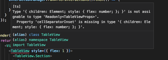 Are cellSeparatorInset and cellLayoutMargins required props? · Issue #189 · aksonov/react-native ...